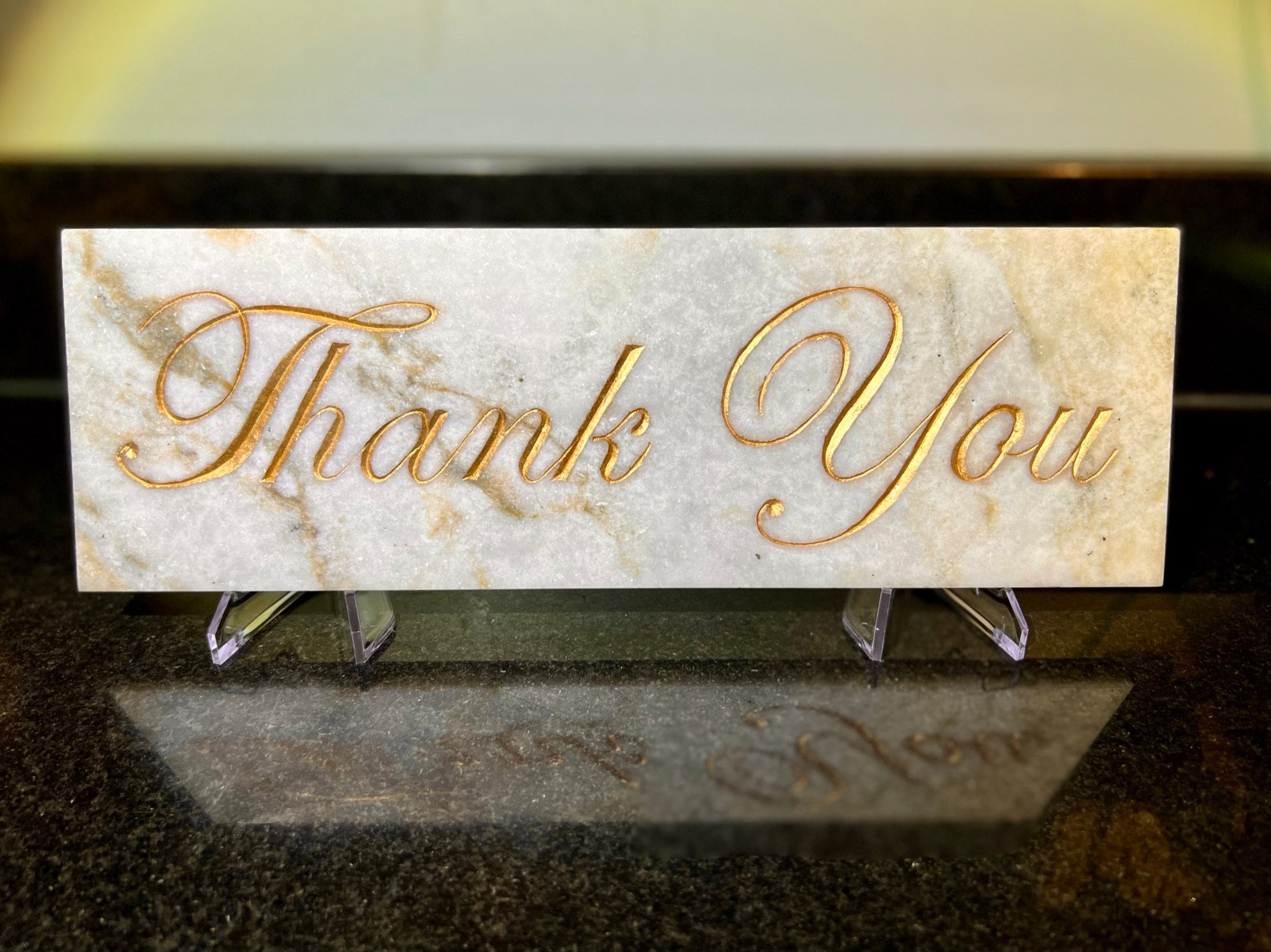 Traditional Hand-carved Marble Stone Lettering - Short Words in Capital ...