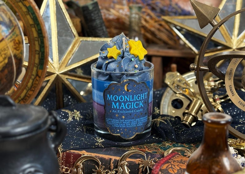 Moonlight Magick Candle - Etsy