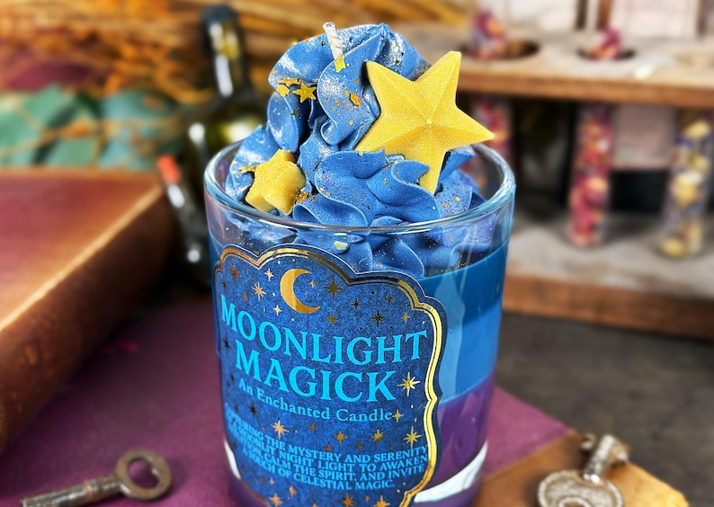 Moonlight Magick Candle - Etsy UK