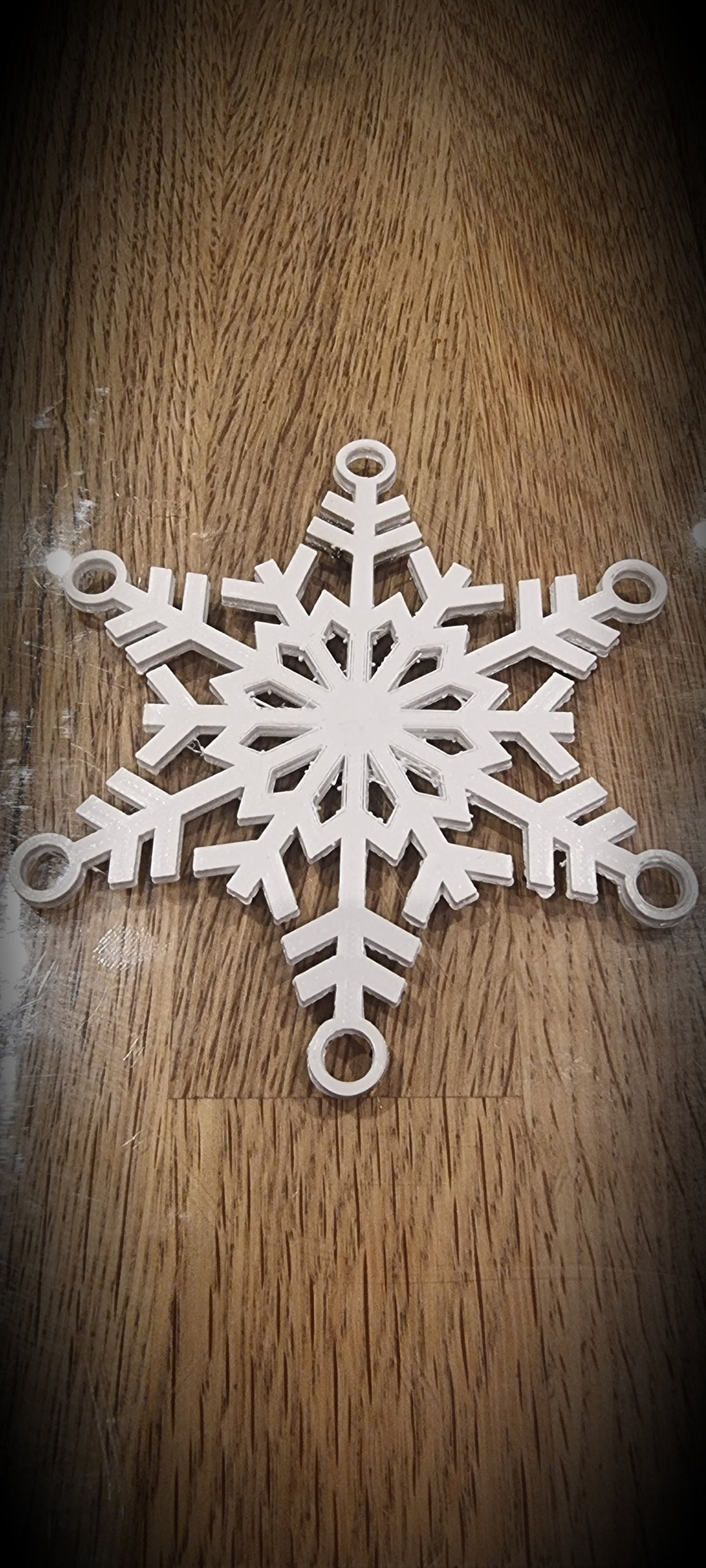 3D Printed Snowflake - Etsy UK