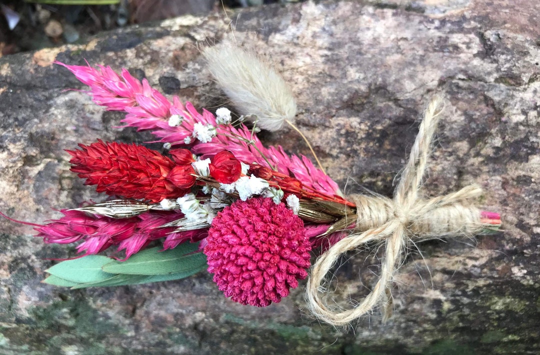 Wild Flowers Wedding, Buttonhole, Boutonnières, Corsage, Pink Roses ...