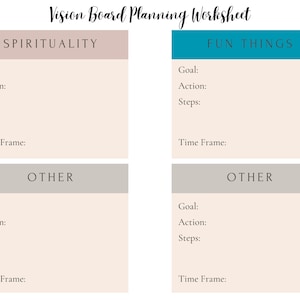 Digital Vision Board Kit: Manifest Your Dreams, Set Intentions, and ...