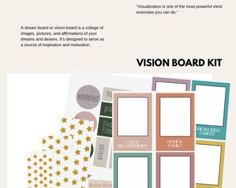 Vision Board Kit | Etsy