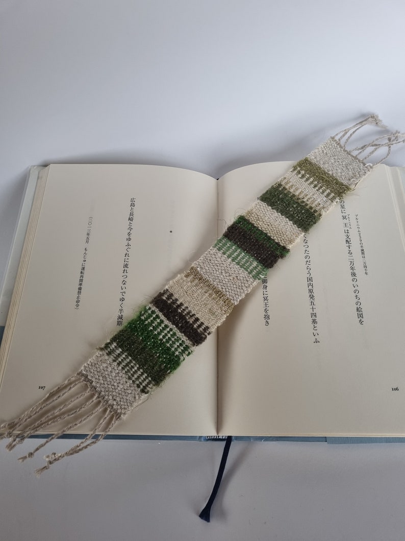 Handwoven Bookmark, Bookworm Gift, Woven for Book Readers, for Book ...
