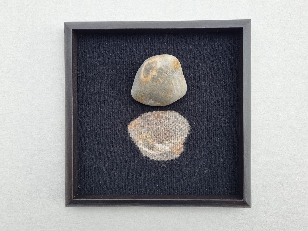 Handwoven Wall Decor "beach Rock Reflection", Unique Textile Art, Sea ...