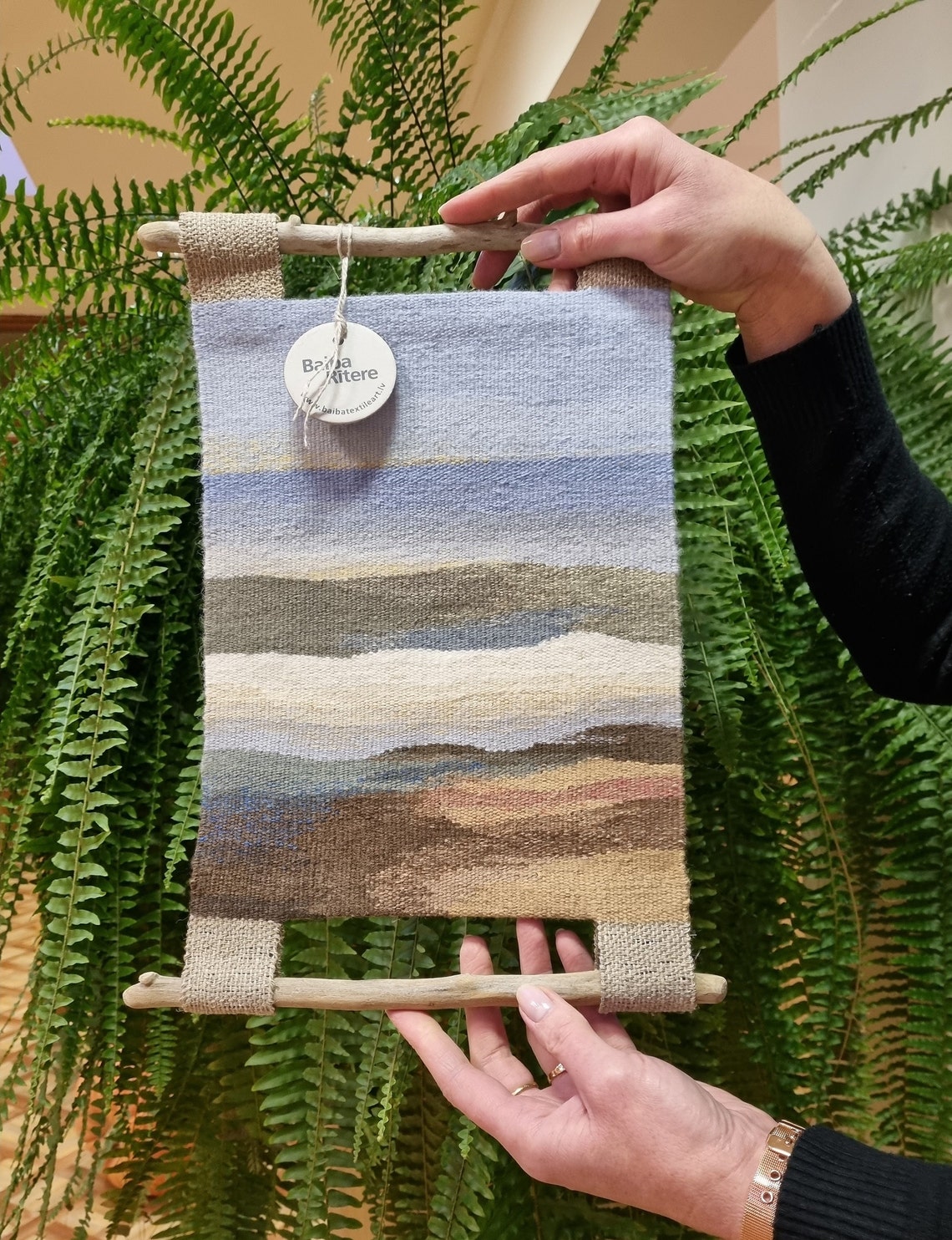 Woven Wall Tapestry Small Hanging Decor Sea Handweaving Wall - Etsy