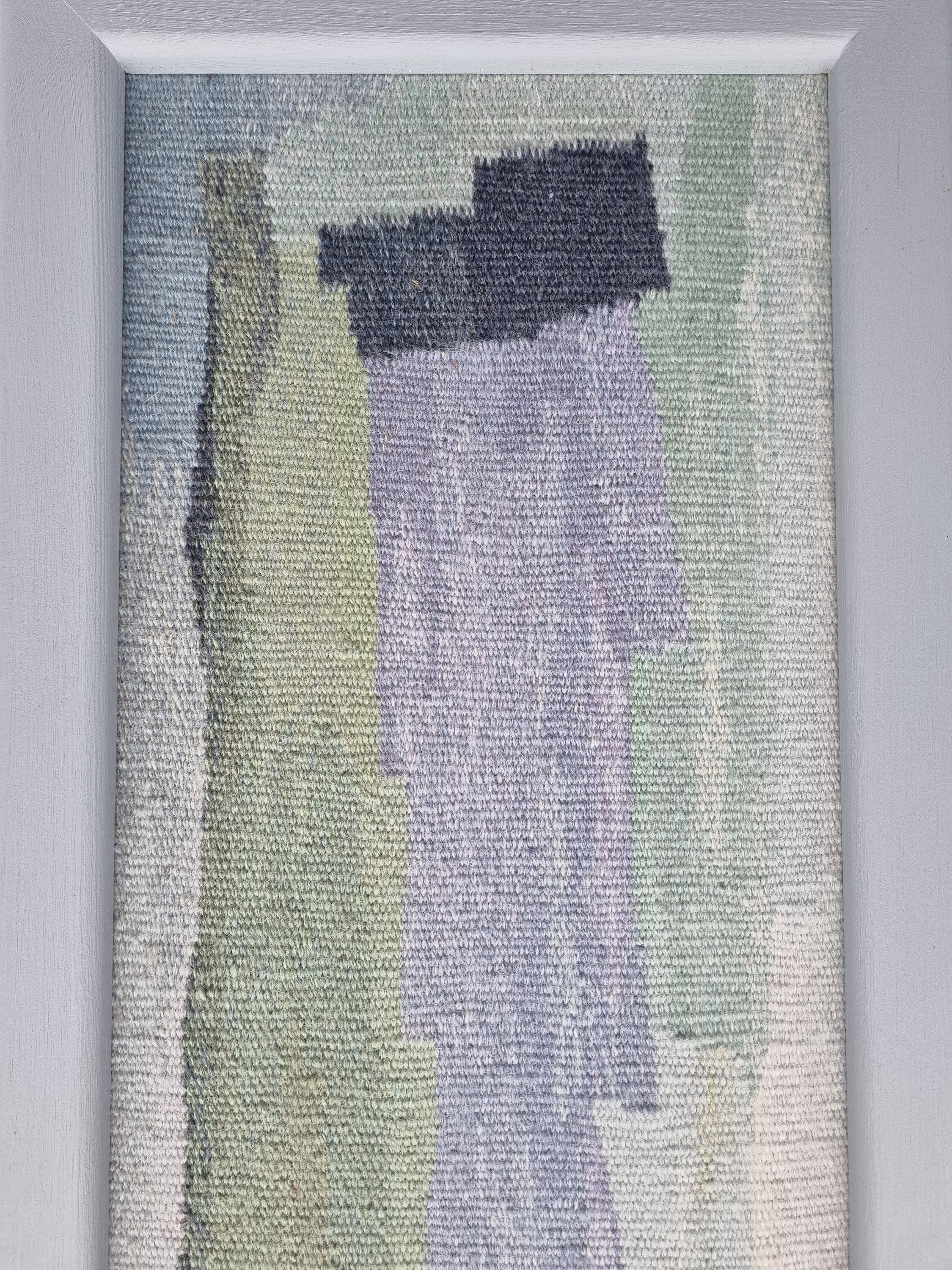 Handwoven Wool Tapestry Wall Hanging: Abstract Fiber Art - Etsy