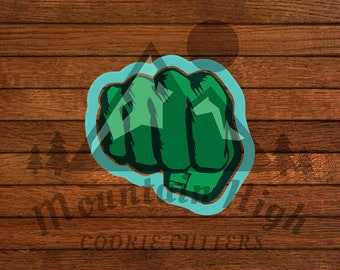 Hulk Cookie Cutter - Etsy