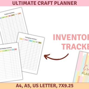 Craft Organization Binder, Craft Planner, Craft Project Planner, Craft ...