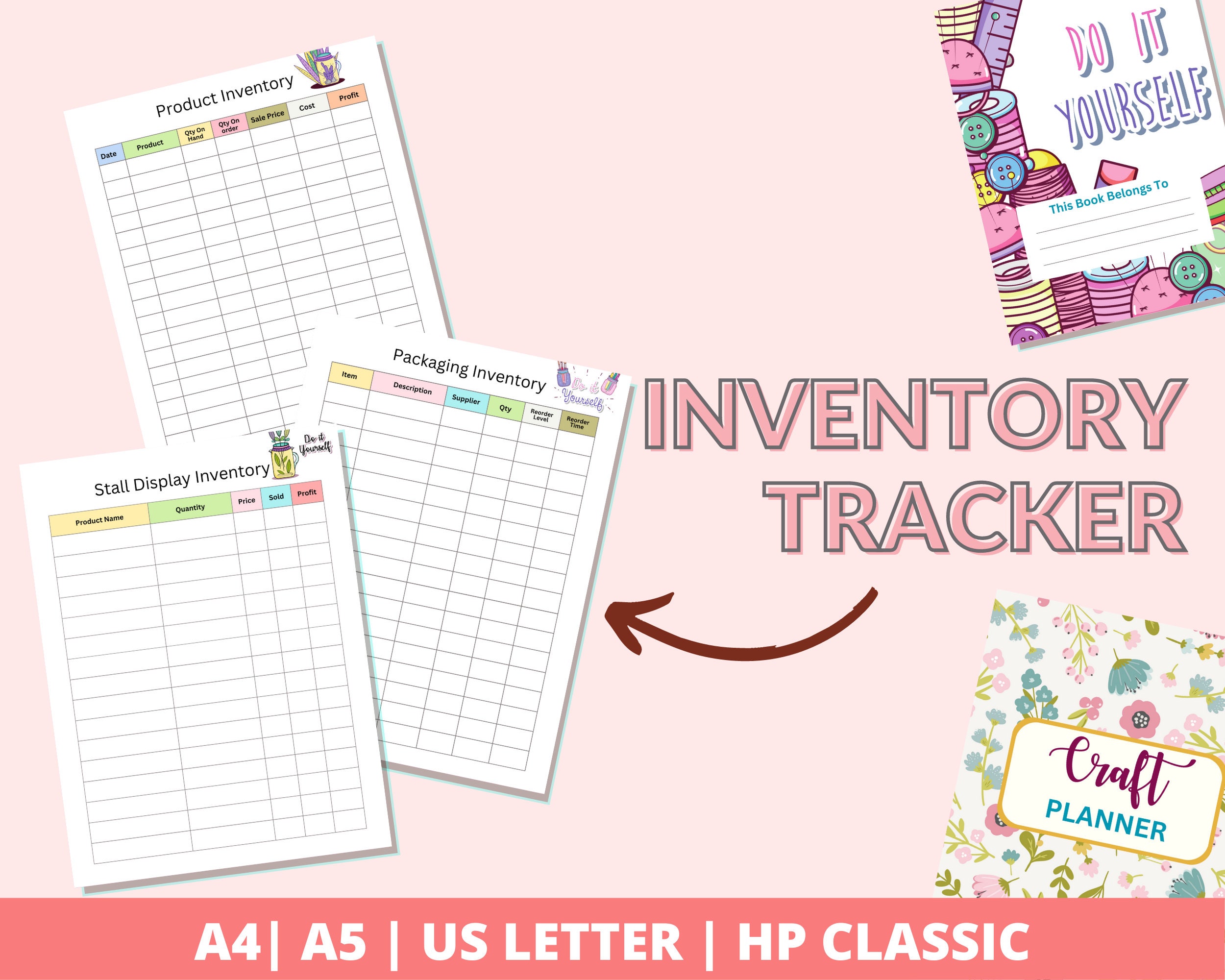 Craft Organization Binder Craft Planner Craft Project - Etsy