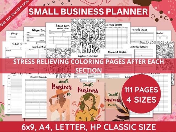 Printable Business Planner Printable Business Organization - Etsy