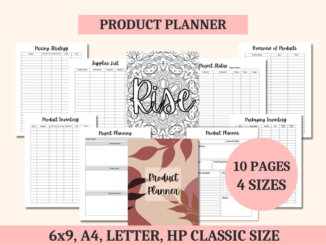Printable Business Planner Printable Business Organization - Etsy