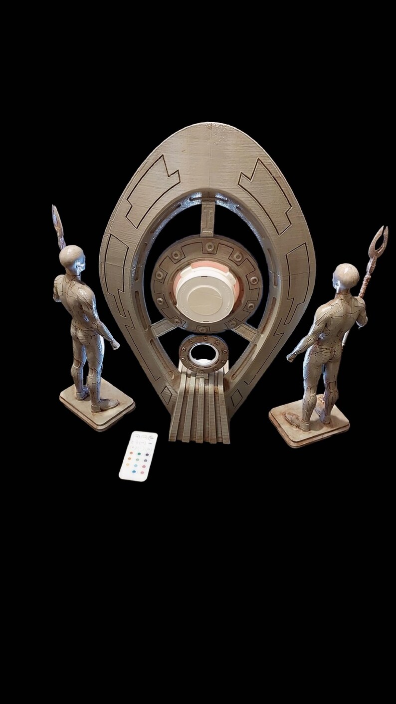 Alien Teleport Diorama, RGB Illuminated - Etsy