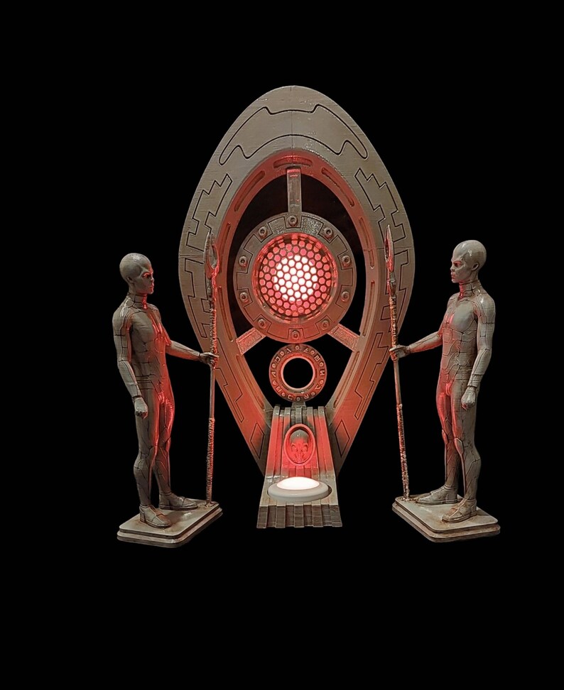 Alien Teleport Diorama, RGB Illuminated - Etsy