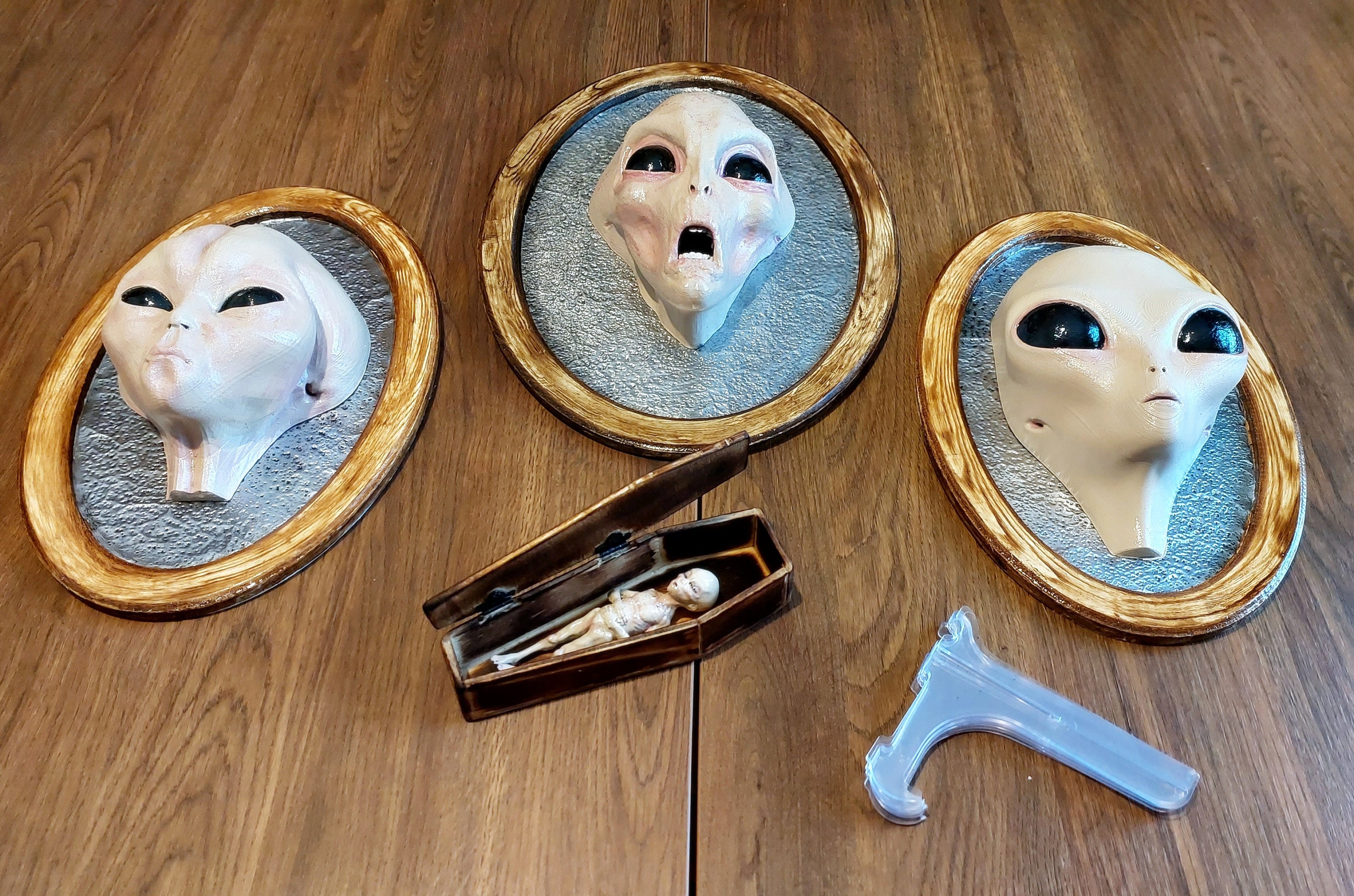 Alien Species 3d Frames / Sci-fi, Roswell, Gift, Art, Collectable, Grey ...