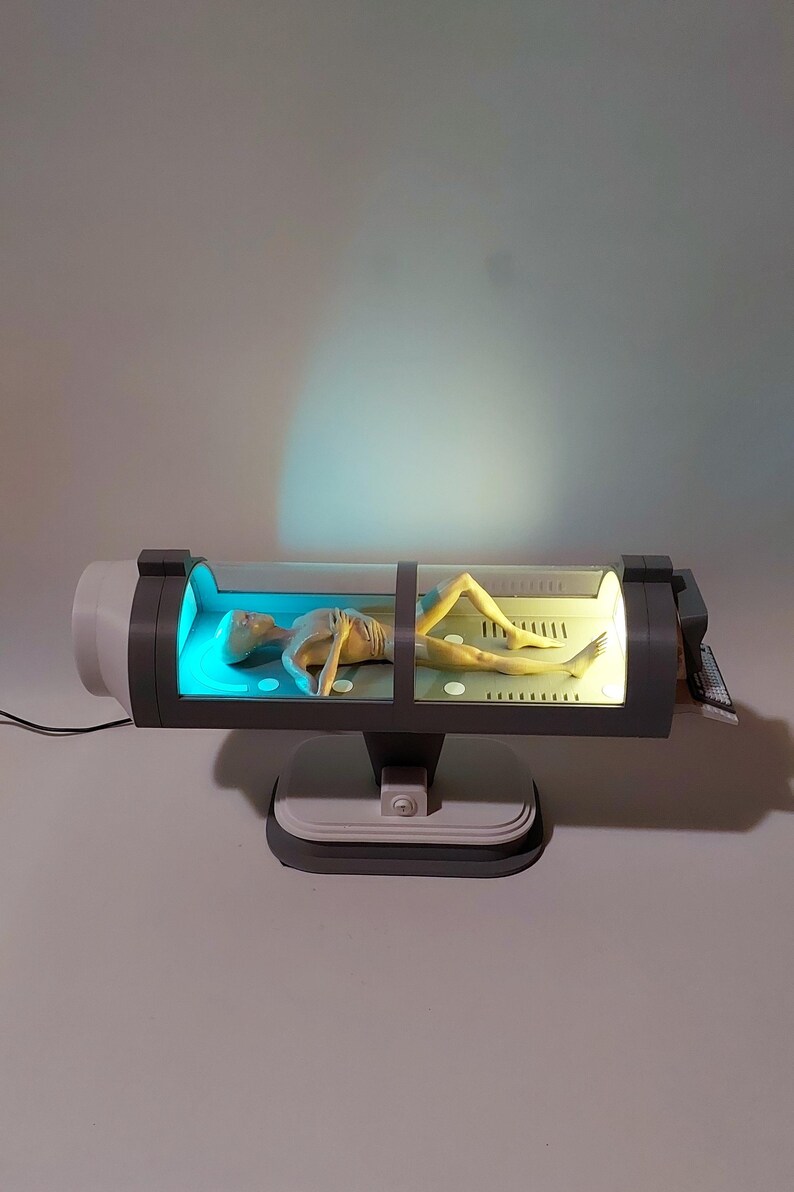 Alien Sleeping Capsule - RGB Illuminated, Sci Fi, Ufo, Gift, Alien ...
