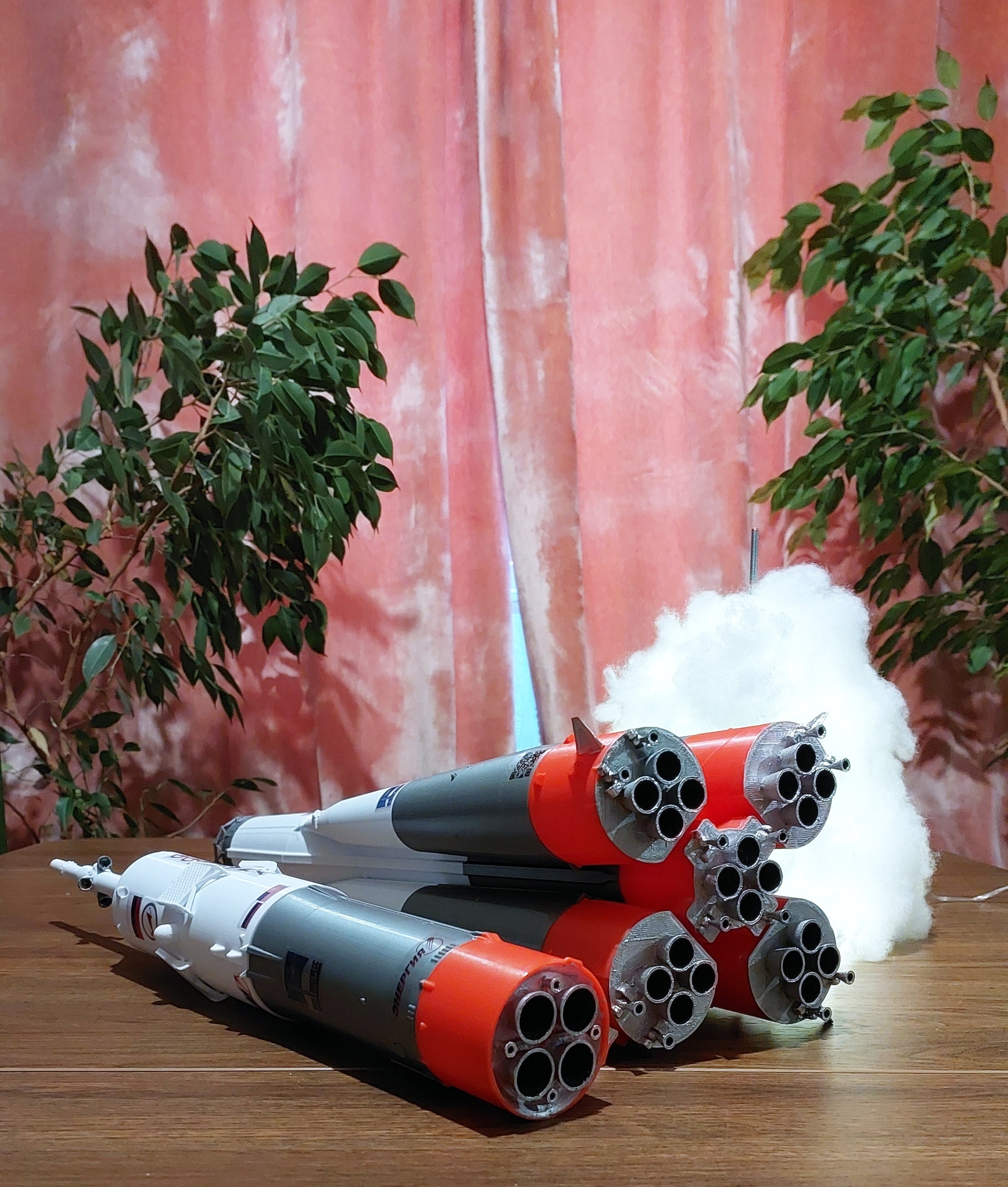 SOYUZ-FG 1/50 Scale With Jetpack Smoke Effect 130 Cm - Etsy