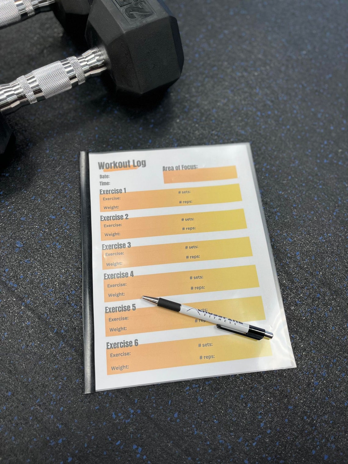 Printable Workout Log Sheets | Gym Tracking Sheet | Record Your ...