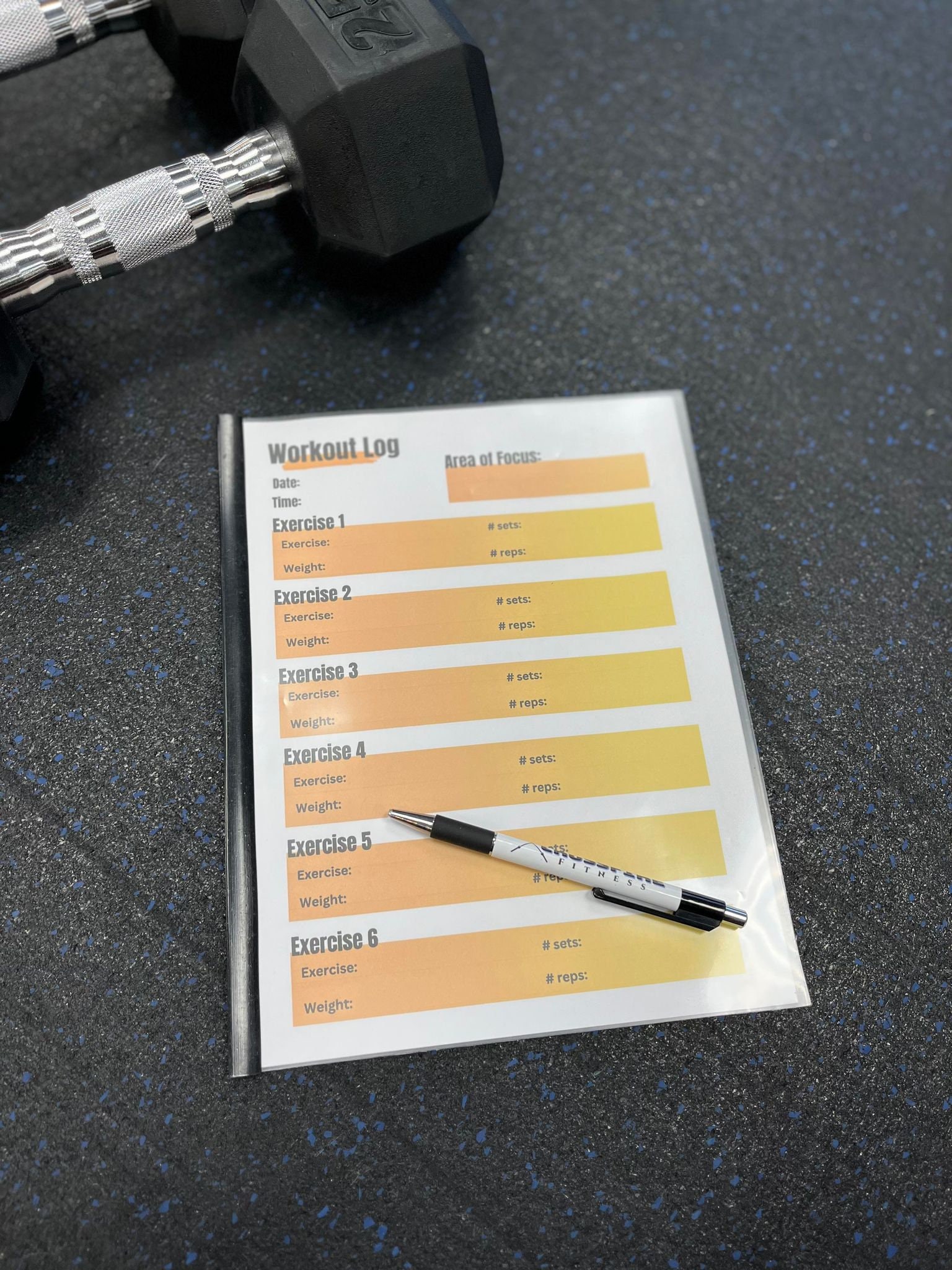 Printable Workout Log Sheets | Gym Tracking Sheet | Record Your ...