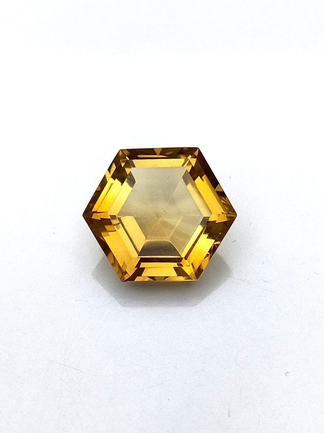 Natural Beer Quartz Hexagon Shape Gemstone Handmade Stone - Etsy