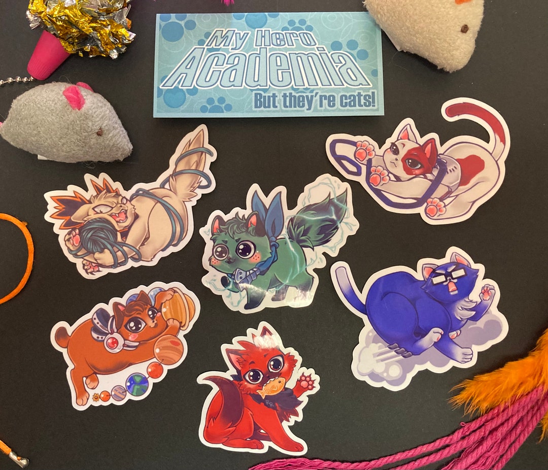 Hero Cats Individual 2.5” Stickers - Etsy