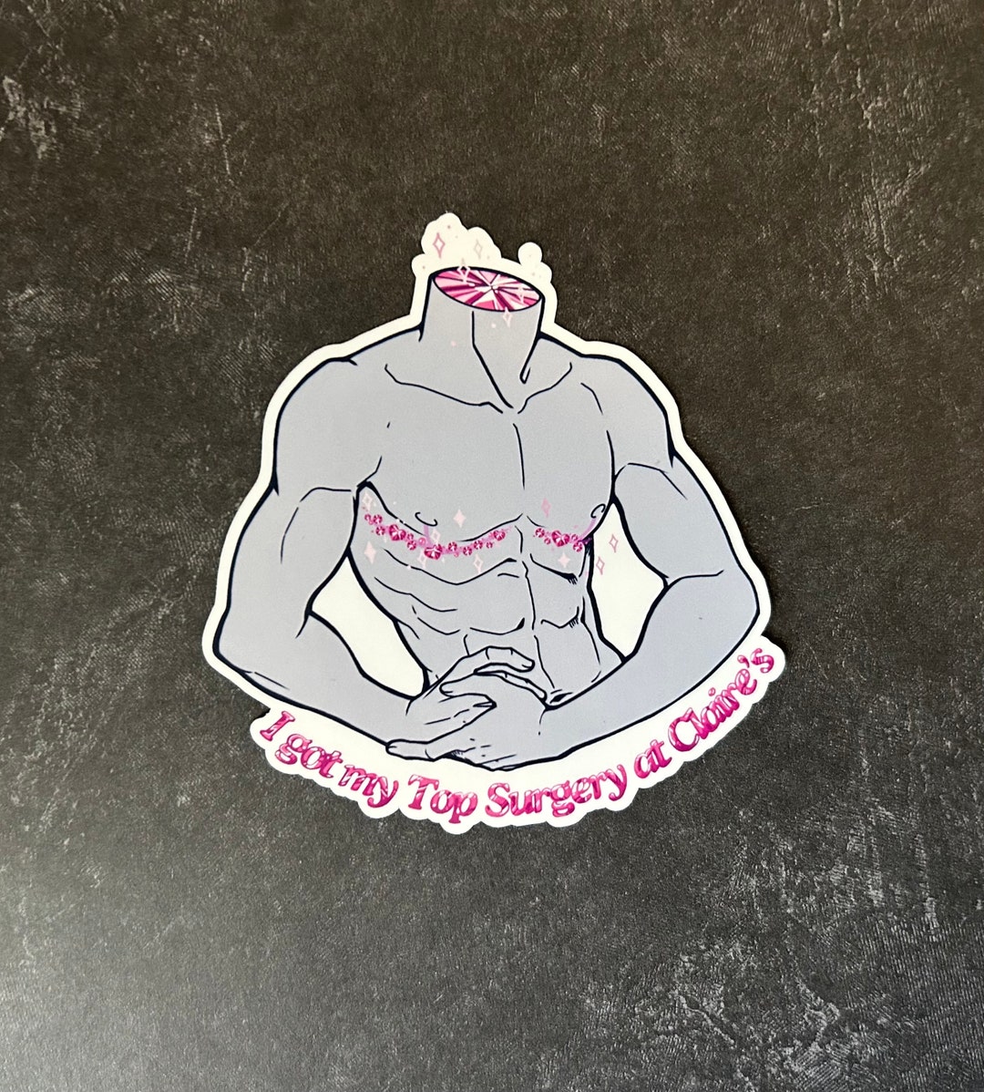 4" Sticker | LGBTQ+ Pride - Trans Top Surgery - Etsy
