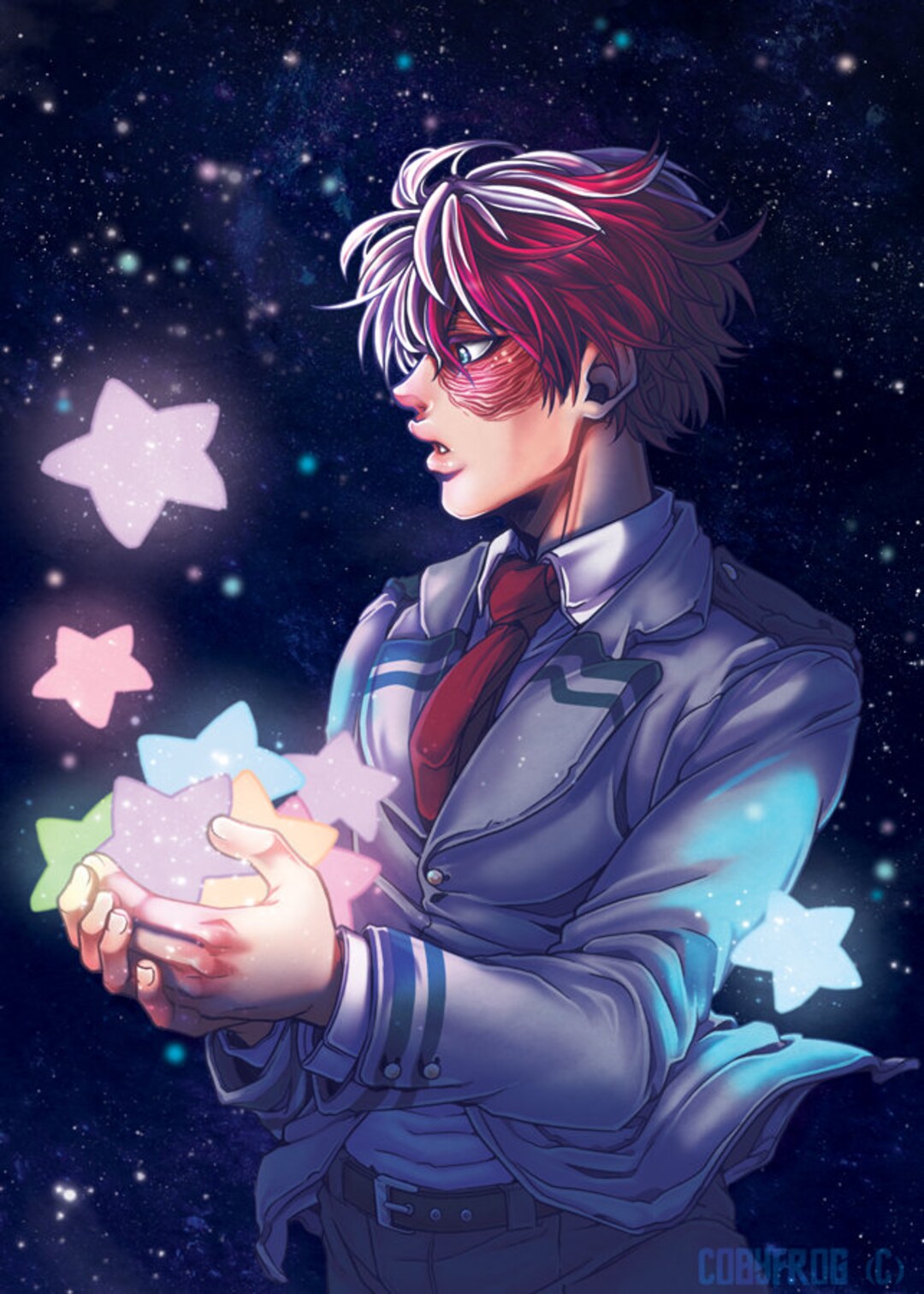 5"x7" Art Print | Cute Anime Star - Etsy