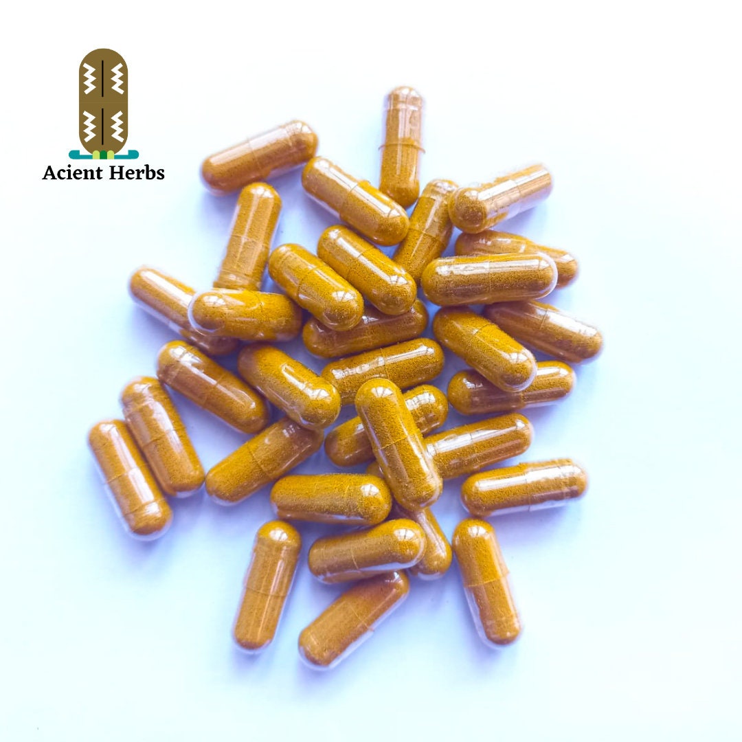 Organic Pure Turmeric Capsules 10x Potency Turmeric Curcumin 500 Mg ...