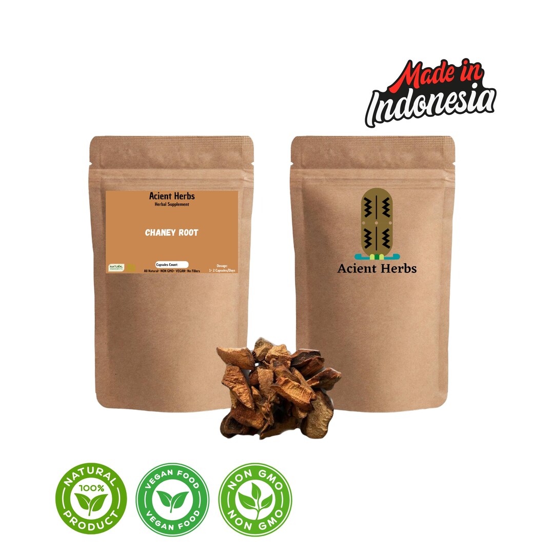 Organic Chaney Root 600mg Vegetarian Capsules – 10x Extract Smilax ...