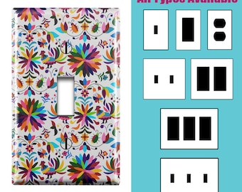 Mexican Ceramic 2 Decora Outlet Switch Wall Plate Cover Handmade #sp ...