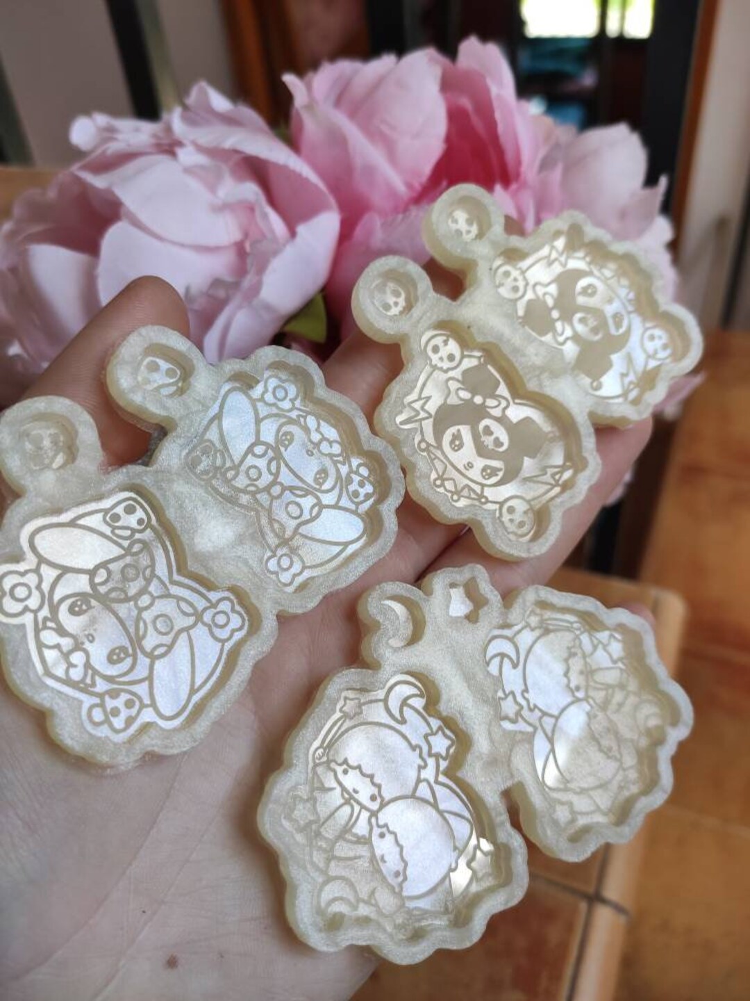Anime Super Kawaii Character Earrings Molds - Lovely Kitty Earrings ...