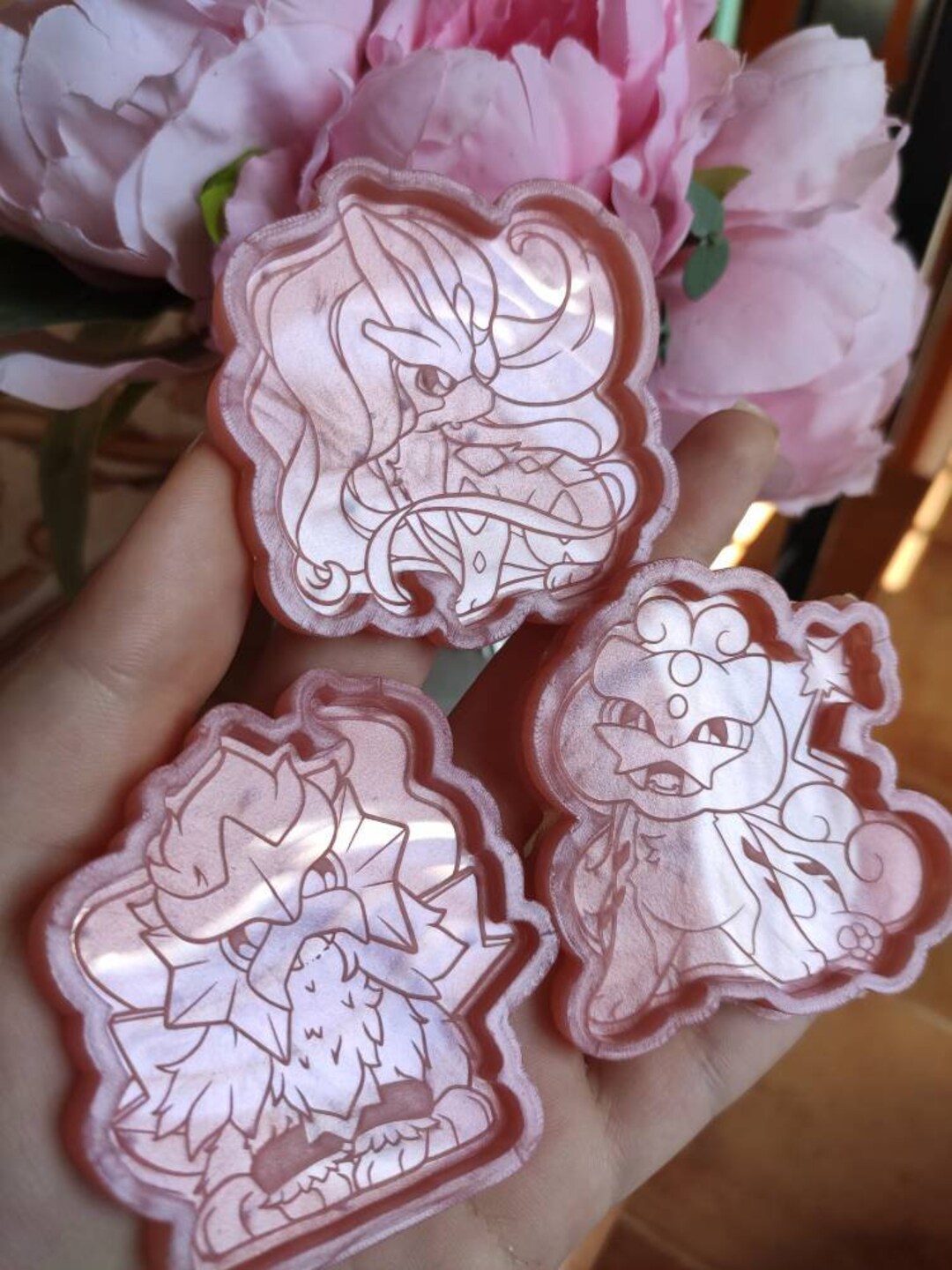 Legendary Pokemon Molds Anime Molds Suicune, Entei, Raikou - Etsy