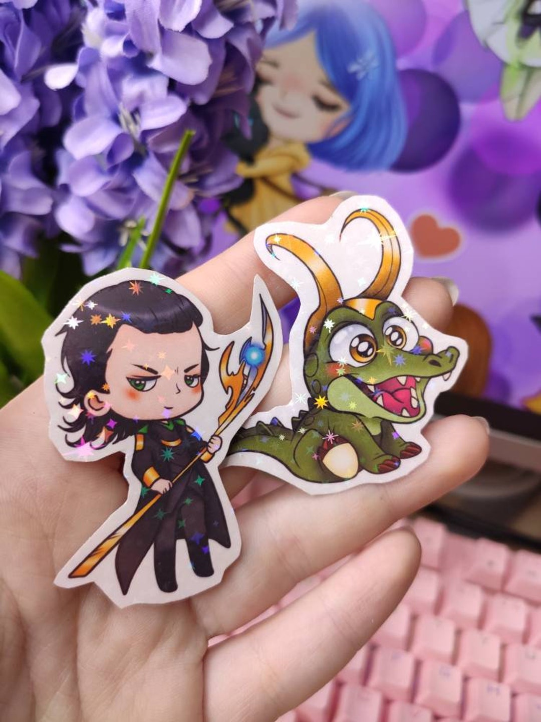 Loki Stickers Holographic Series Pack Stickers - Etsy