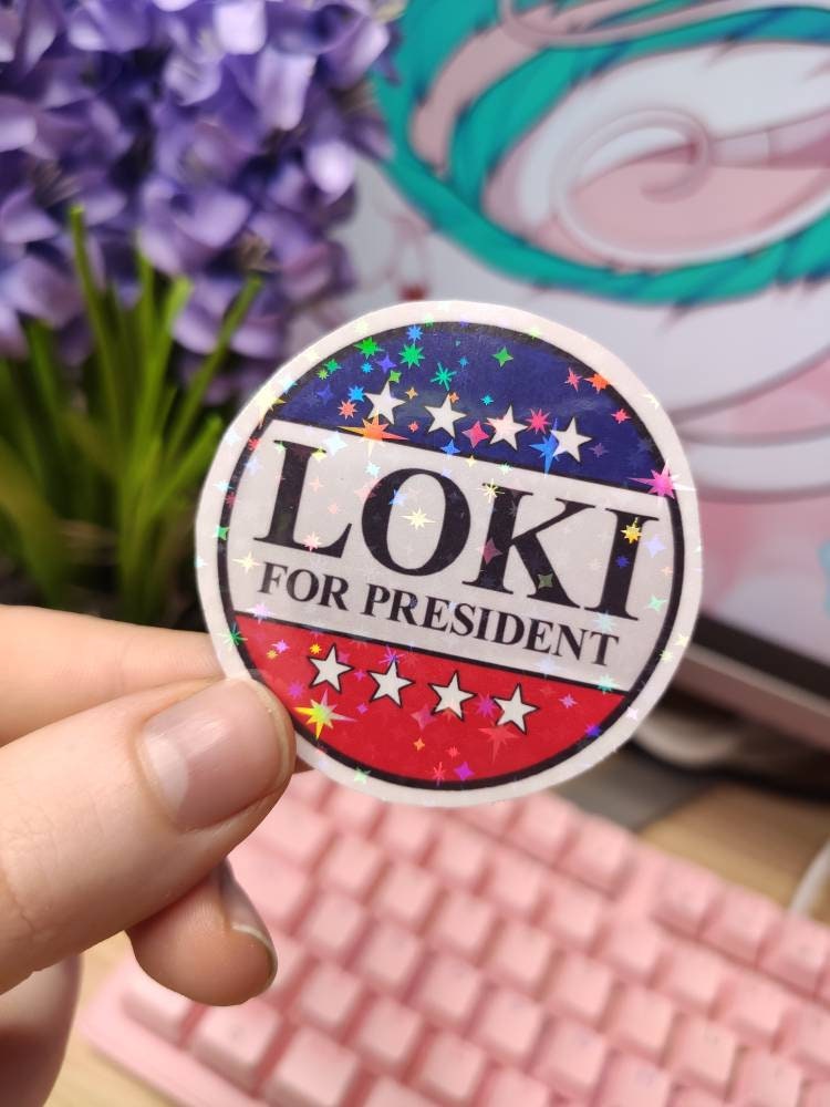 Loki Marvel Pack Stickers Holographic Pegatinas Disney - Etsy