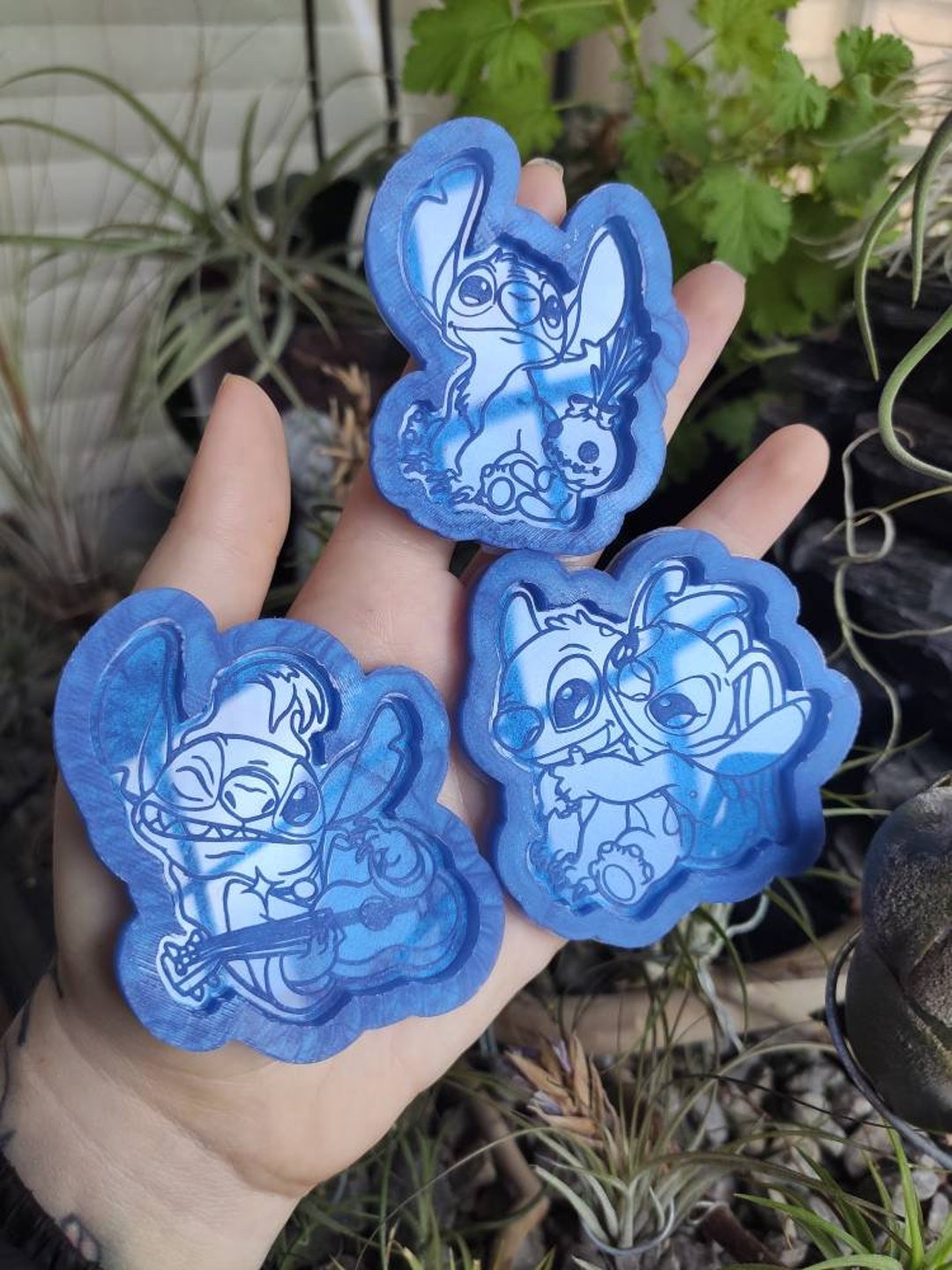 Blue Alien Geek Mold - Space Adventure Love Molds - Etsy