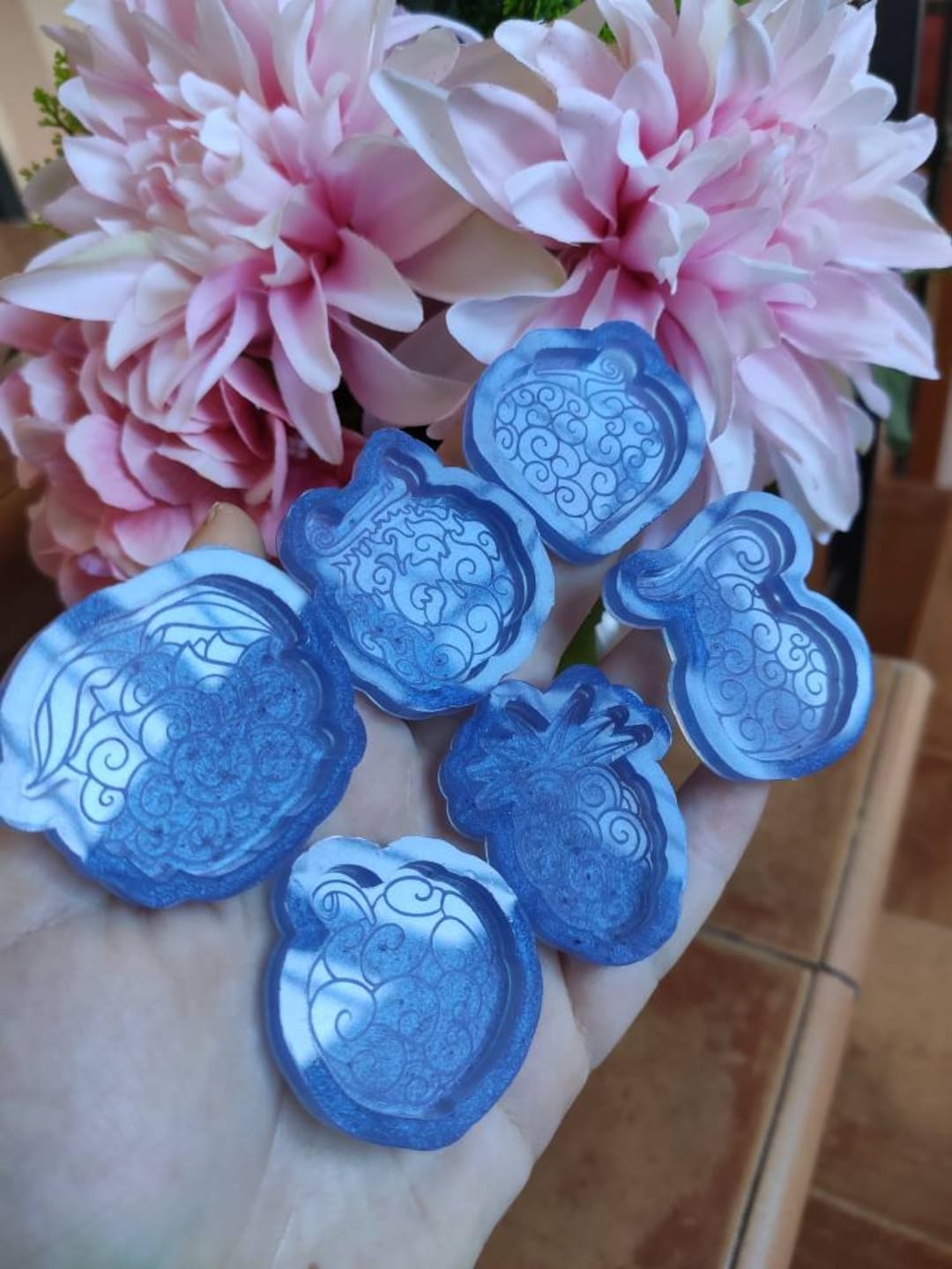 One Pirate Fruits Anime Devil Molds - Keychain Silicone Molds - Etsy