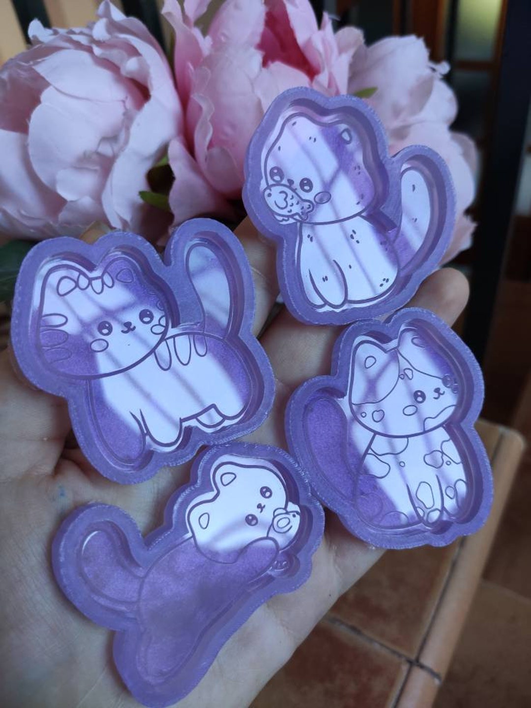 Kawaii Animals Cat Molds - Silicone Cat Molds - Etsy