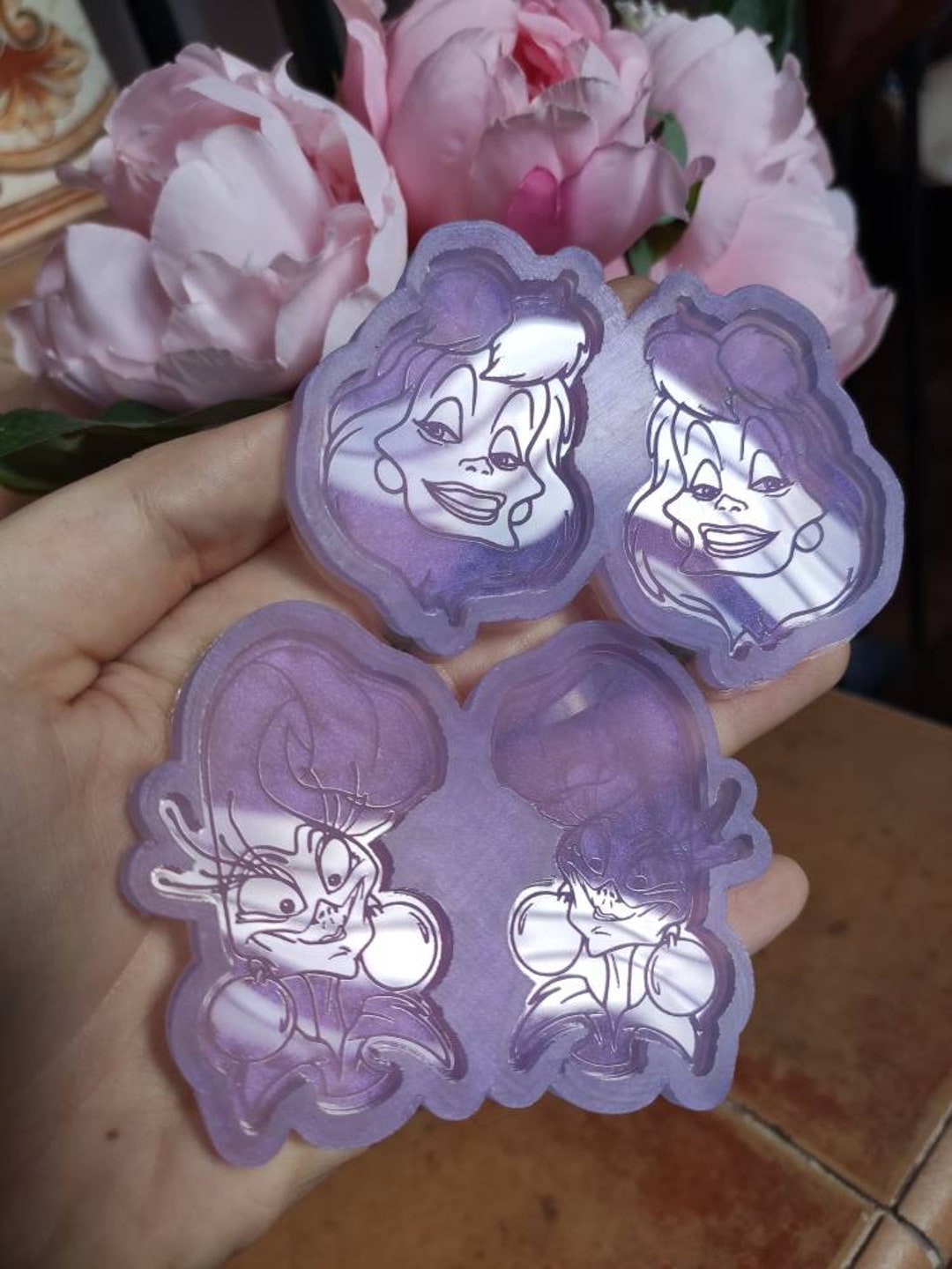 Earrings Villains Molds Villain Earrings Yzma Cruella - Etsy