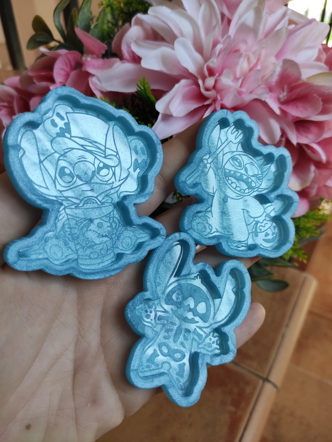 Blue Alien Kawaii Molds Costume Villains Movies Silicone Molds Geek ...