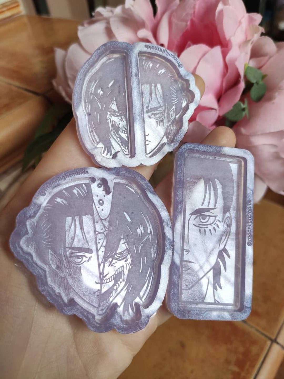 Titans Anime Molds Earrings Silicone Molds Geek Titans - Etsy