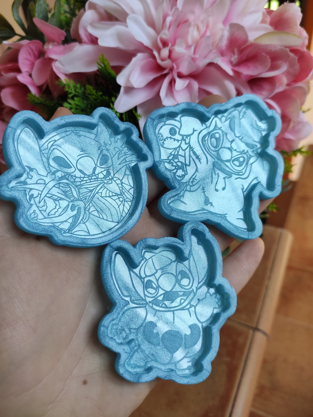 Blue Alien Kawaii Molds Costume Villains Movies - Silicone Molds Geek ...