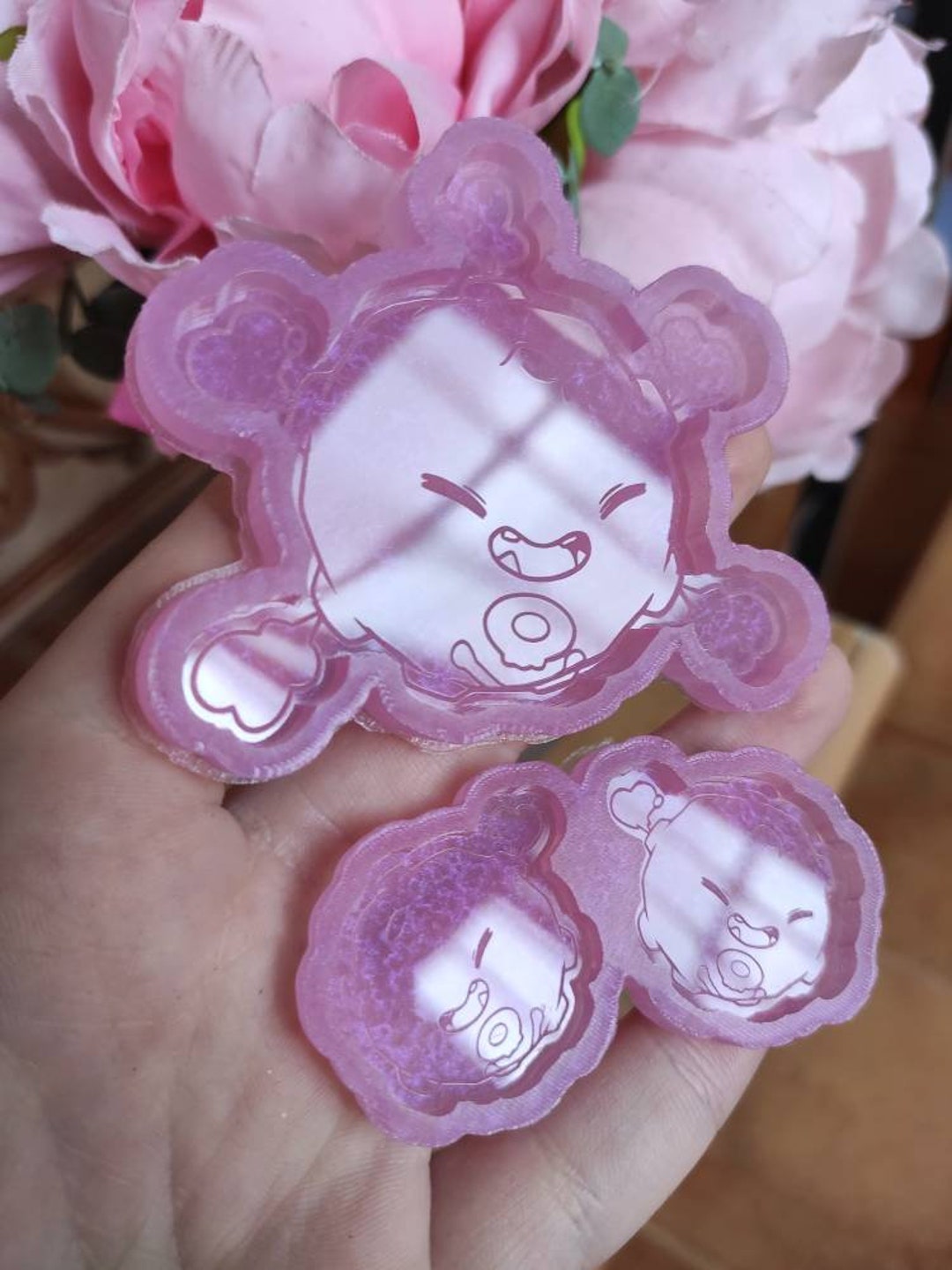 Pokemon Koffing Molds - Anime Villain Cute Chibi Earrings, Keychain - Etsy