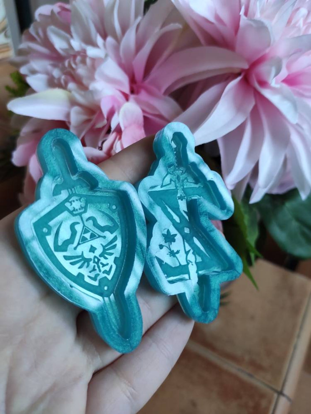 Keychains Videogame Sword Link Molds - Silicone Keychain Molds - Etsy