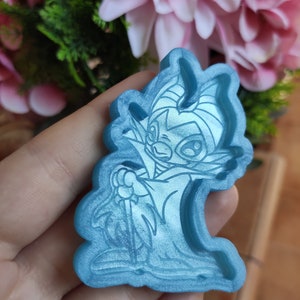 Blue Alien Kawaii Molds Costume Villains Movies - Silicone Molds Geek ...