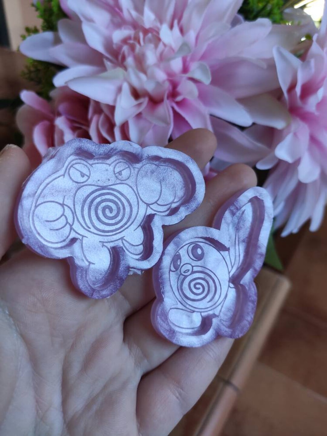 Anime Pokemon Molds Poliwag, Poliwrath - Geek Animal Silicone Mold - Etsy