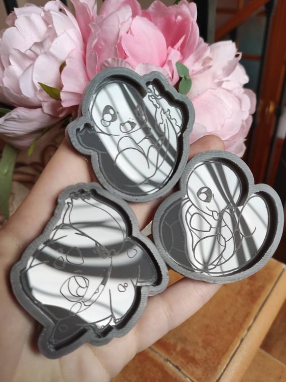 Pokemon Molds Indigo League Charmander Squirtle Bulbasaur | Etsy