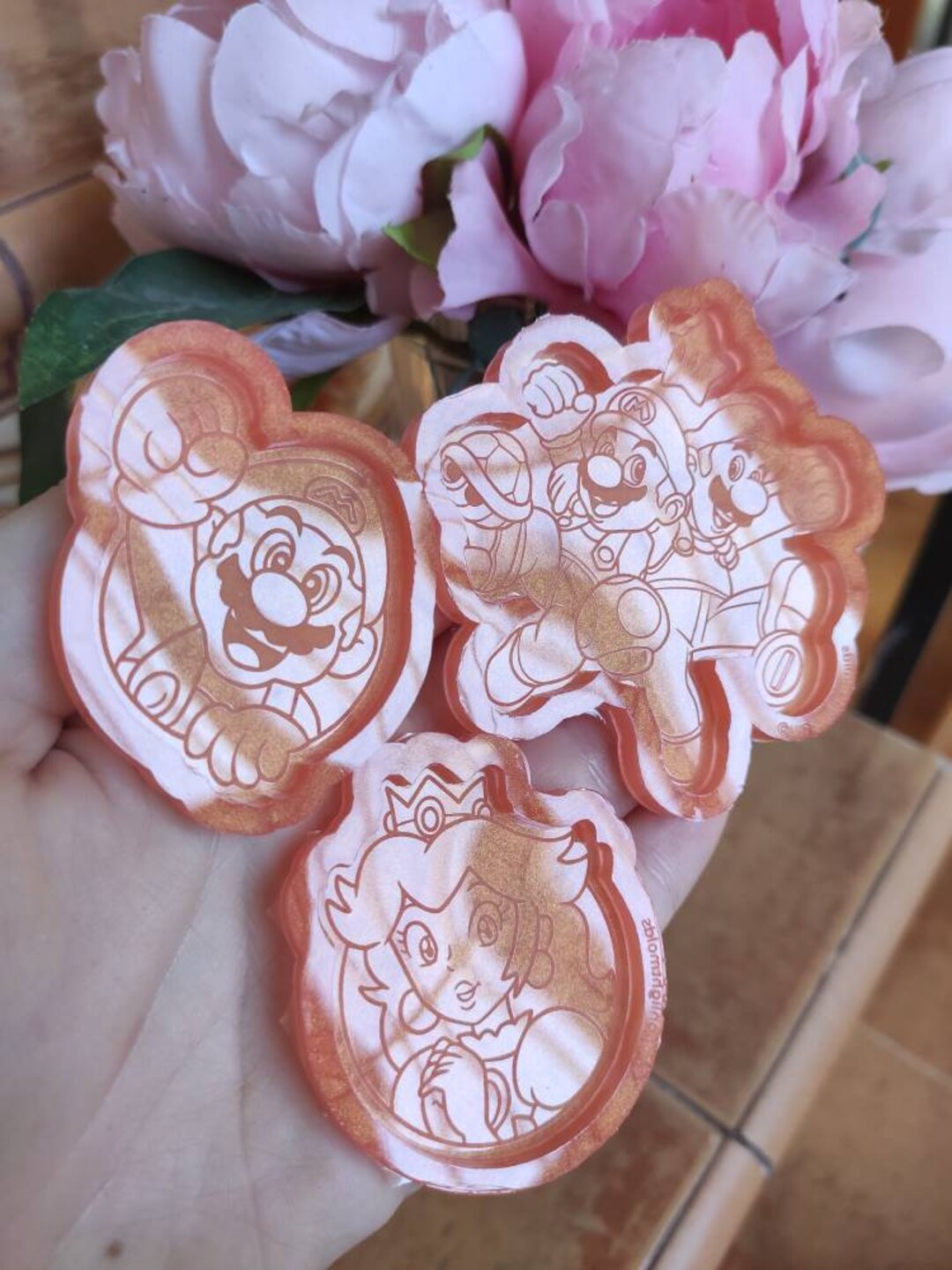 Mario Videogames Movie Molds - Moldes Silicone Peach, Super Friends ...