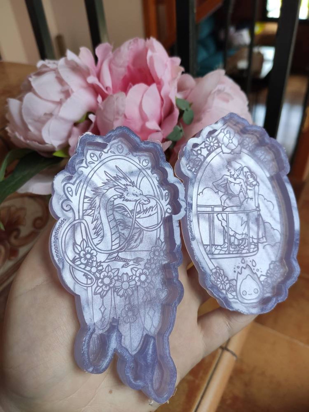 Dragon Girl, Magic Wizard Couple Anime Movies Decoration Molds ...