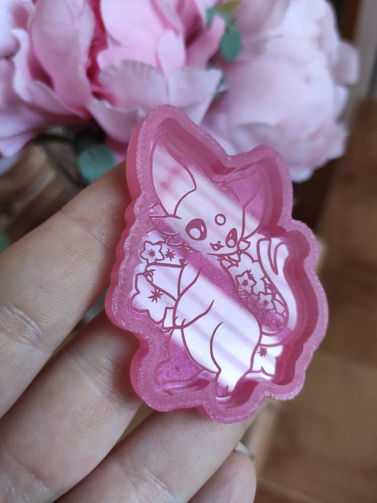 Pokemon Eve Evolutions Molds Cute Chibi Flowers Anime Mold - Etsy