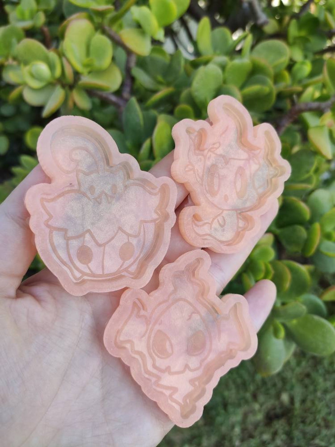 Pokemon Halloween Molds Anime Silicone Molds Duskull, Pumpkaboo ...